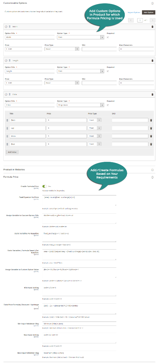 Formula Pricing - Formula Based Custom Pricing Magento 2 Extension Formula Pricing - Formula Based Custom Pricing Magento 2 Extension