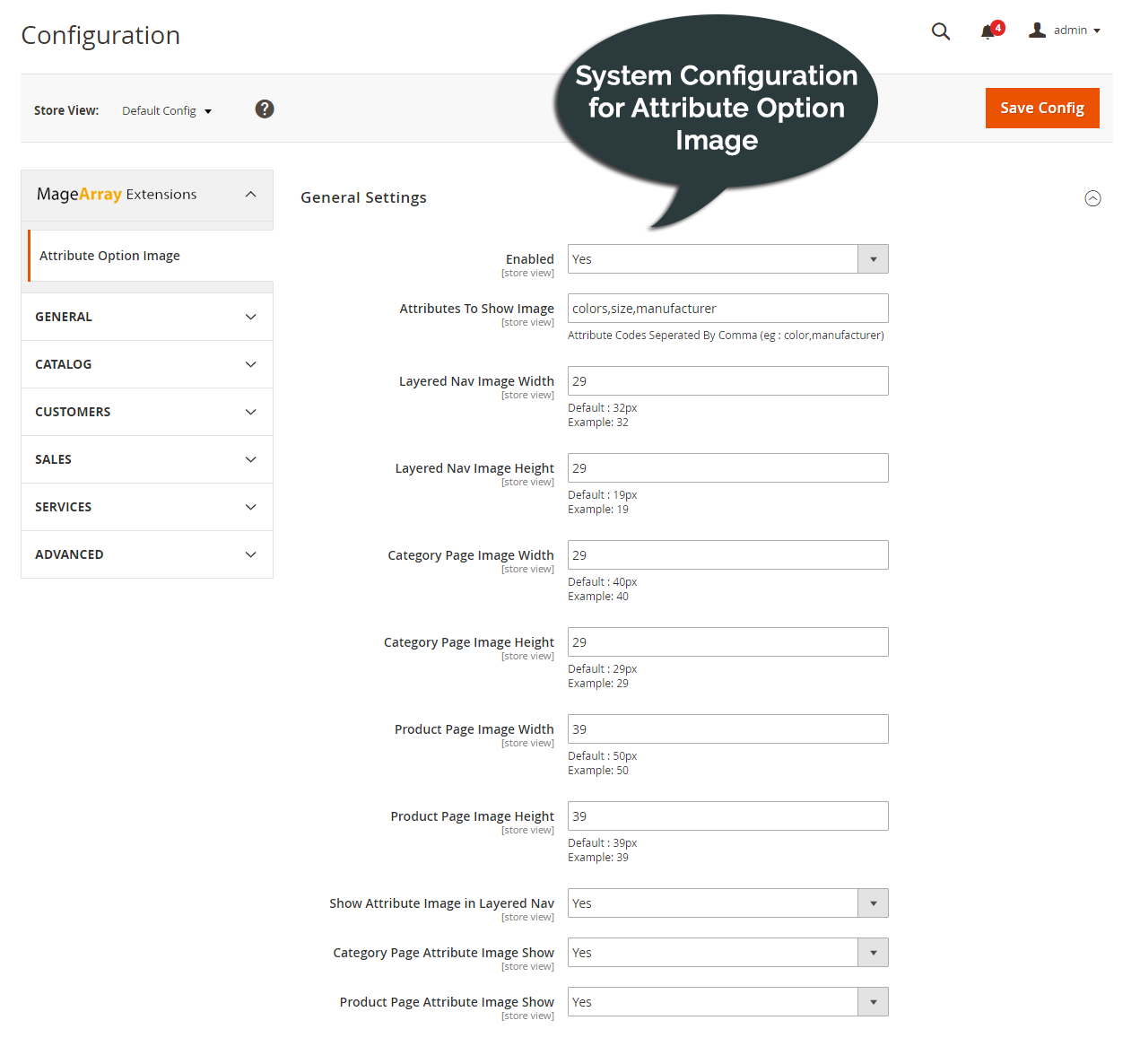 Magento 2 Attribute Option Image Extension