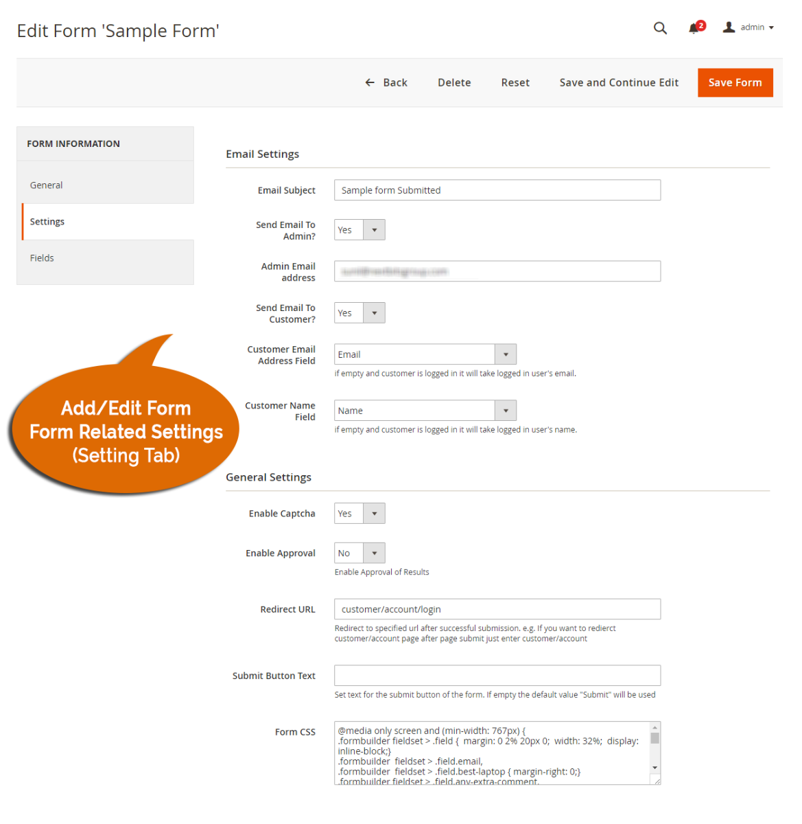 Magento 2 Form Builder Extension - An extension for custom web form