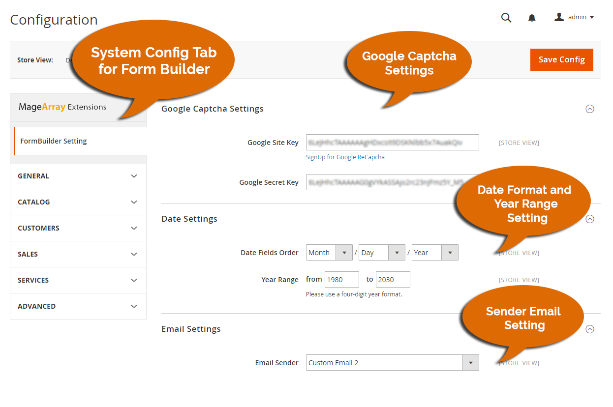 Magento 2 Form Builder Extension - An extension for custom web form