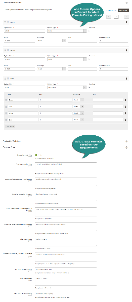 Formula Pricing - Formula Based Custom Pricing Magento 2 Extension