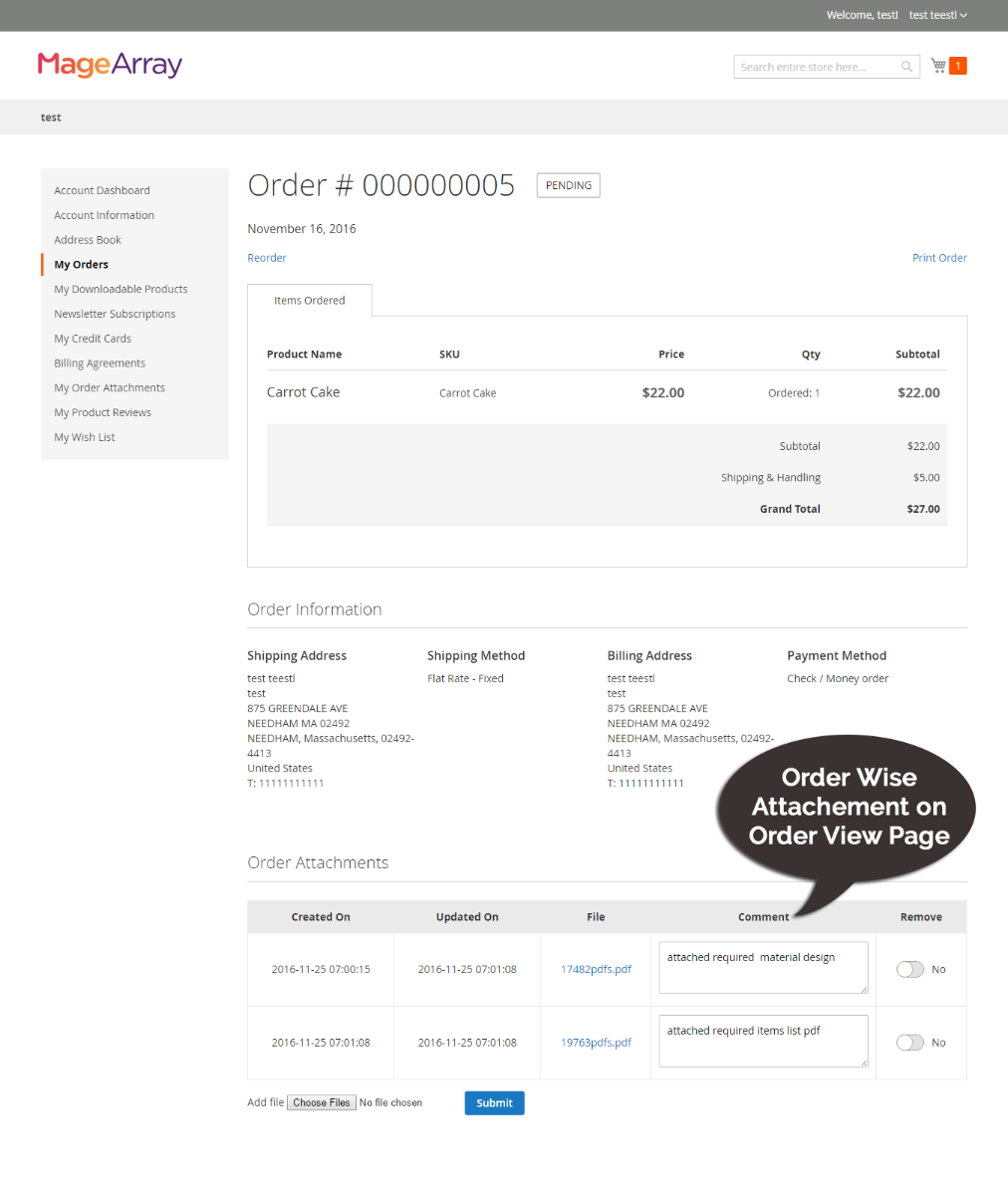 Best Magento 2 Order Attachment Extension