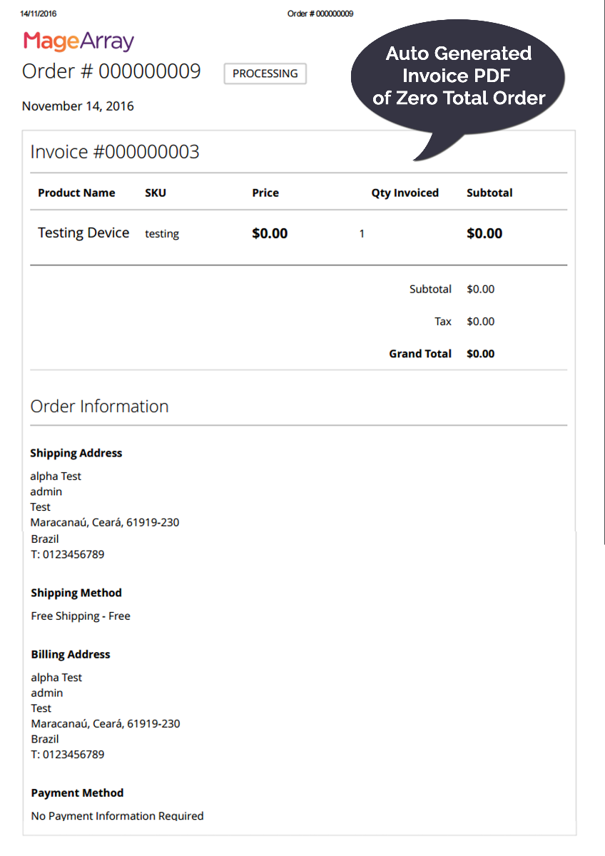 Magento 2 Auto Invoice Extension