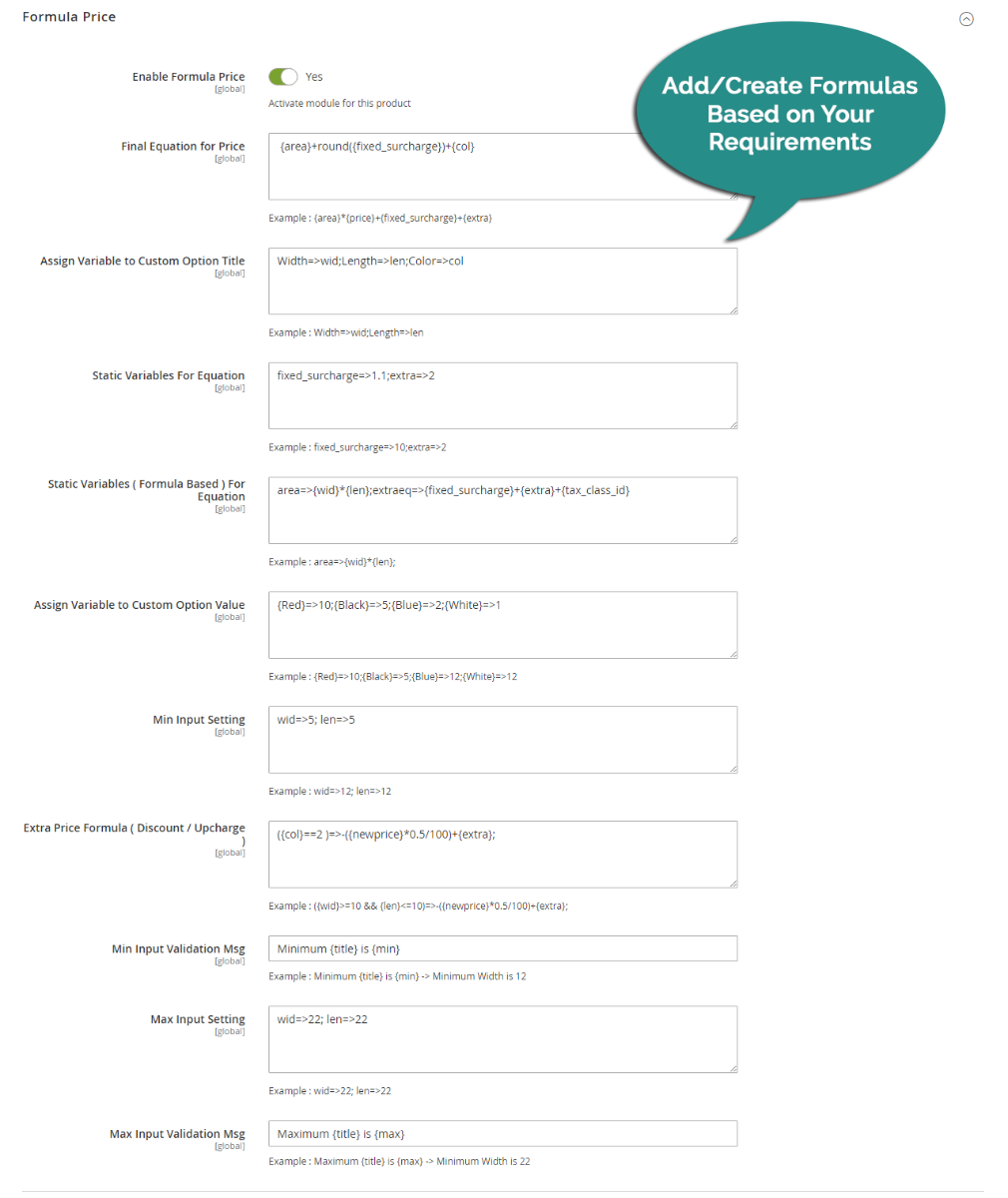 Formula Pricing - Formula Based Custom Pricing Magento 2 Extension