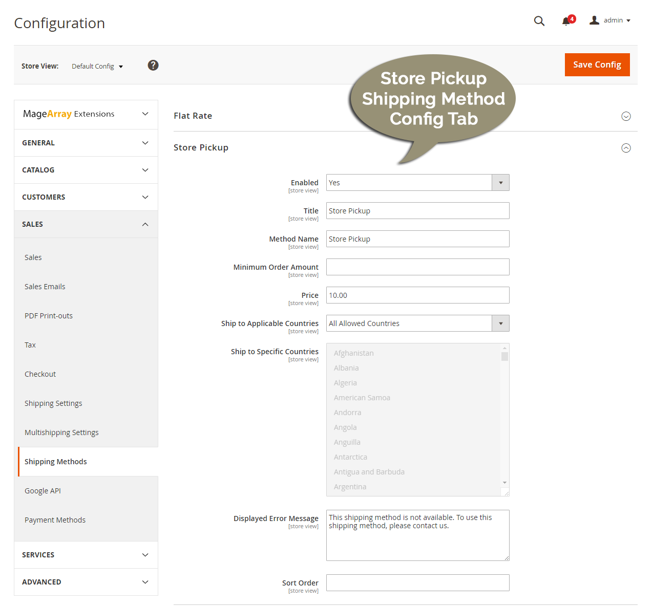 Magento 2 Store Pickup Extension - Collect from Store Shipping