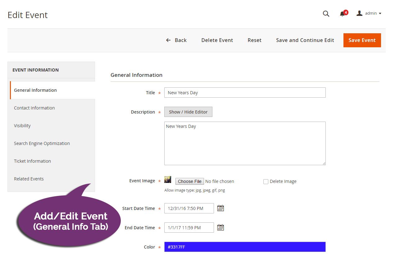 Magento 2 Events Manager Extension