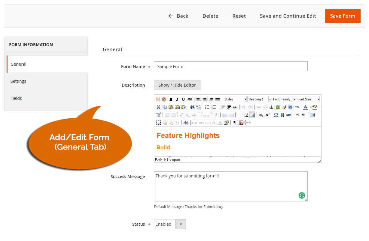 Magento 2 Form Builder Extension - An extension for custom web form