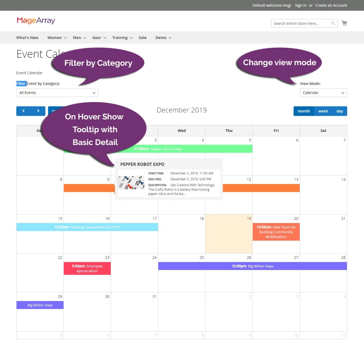 Magento 2 Events Manager Extension