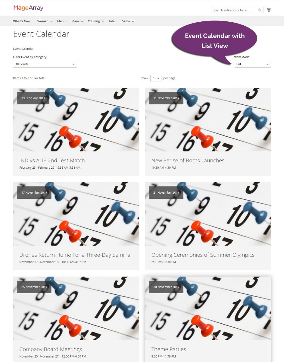 Magento 2 Events Manager Extension