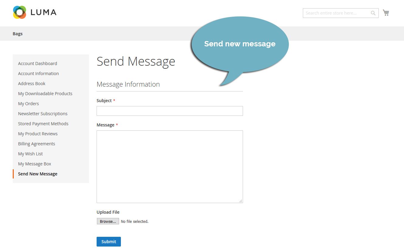 Message Management Extension for Magento 2